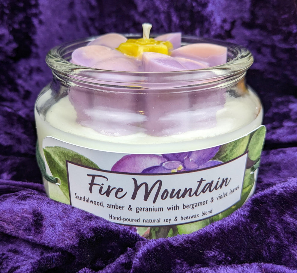 Fire Mountain African Violet Candle, 10oz – Viola's Violets & Gifts